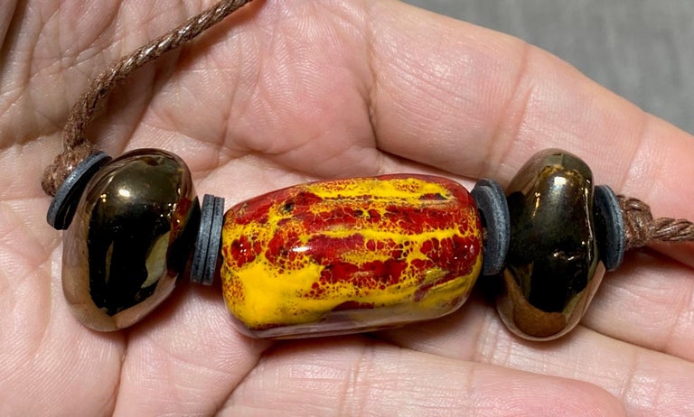 Doyle Lane California Studio Pottery Mid-Century Modern Ceramic Bead ...