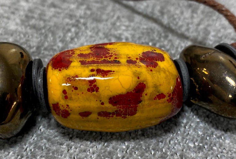 Doyle Lane California Studio Pottery Mid-Century Modern Ceramic Bead ...