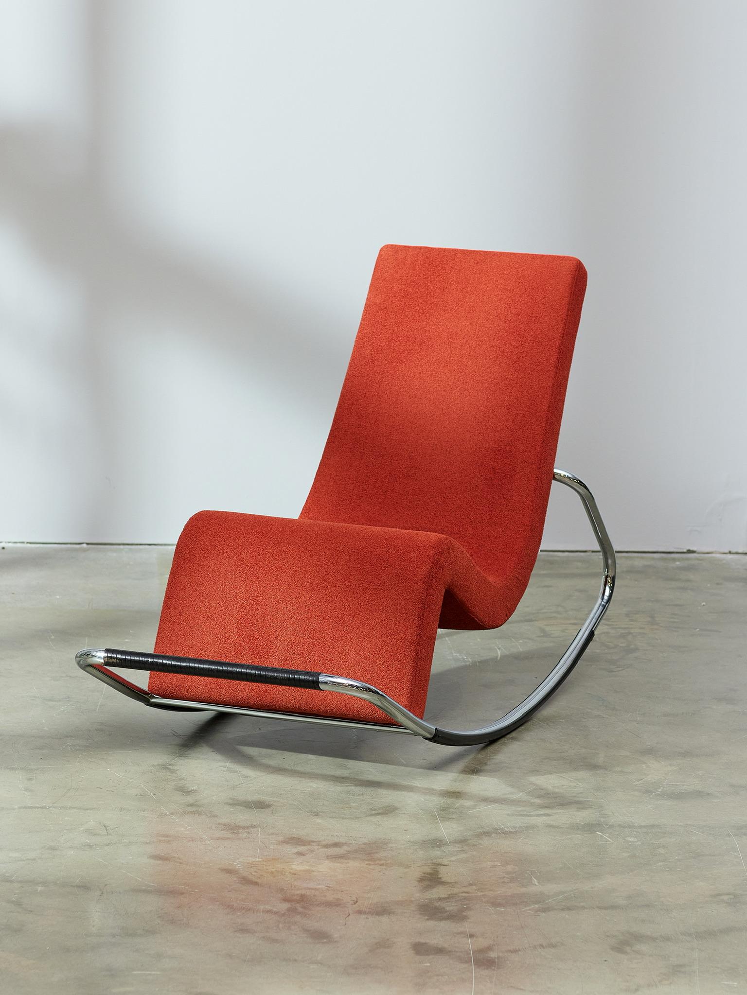 Dozy Rocking Chair by Enzo Berti for Ferlea at 1stDibs