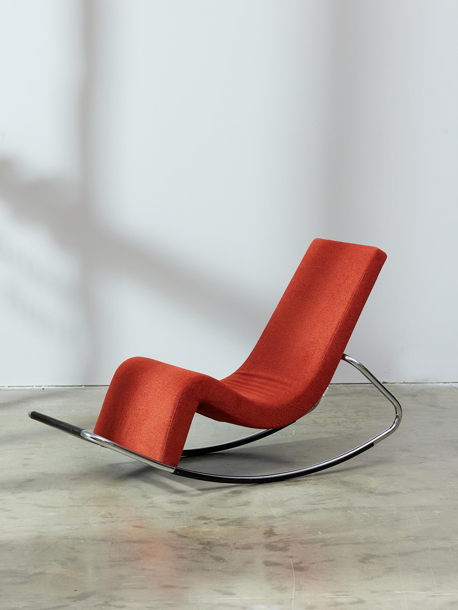 Dozy Rocking Chair by Enzo Berti for Ferlea at 1stDibs