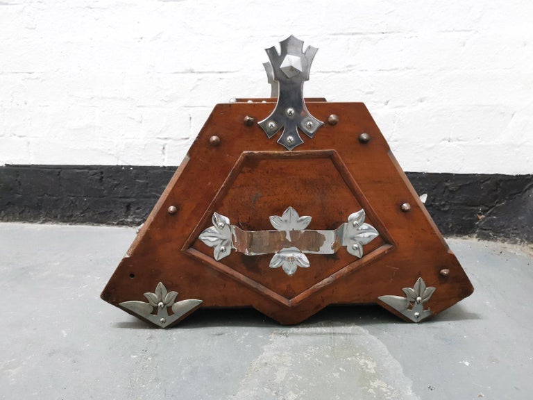 Dr C Dresser Attri, Aesthetic Movement Walnut Coal Scuttle with ...