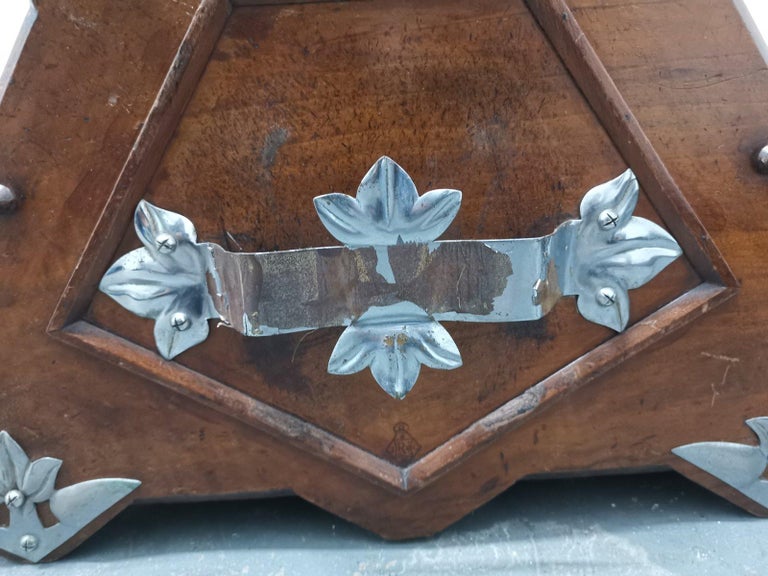 Dr C Dresser Attri, Aesthetic Movement Walnut Coal Scuttle with ...