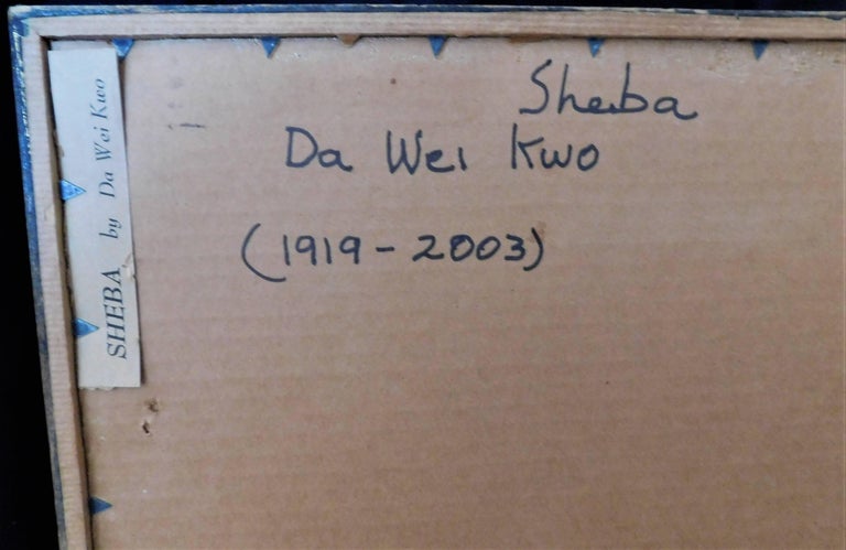Dr. David Kwo Da-Wei Limited Edition Chinese Lithograph "Sheba Siamese ...