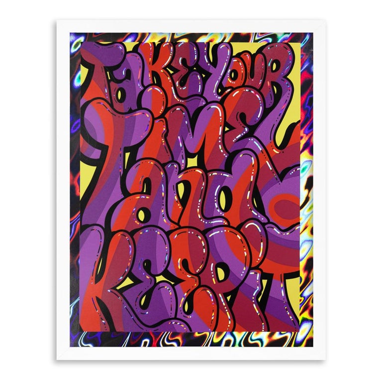 DR DAX - Take your time - Holographic Edition For Sale at 1stDibs