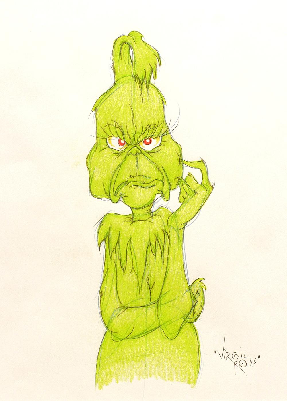 Dr. Seuss 'Virgil Ross' How the Grinch Stole Christmas, Original ...