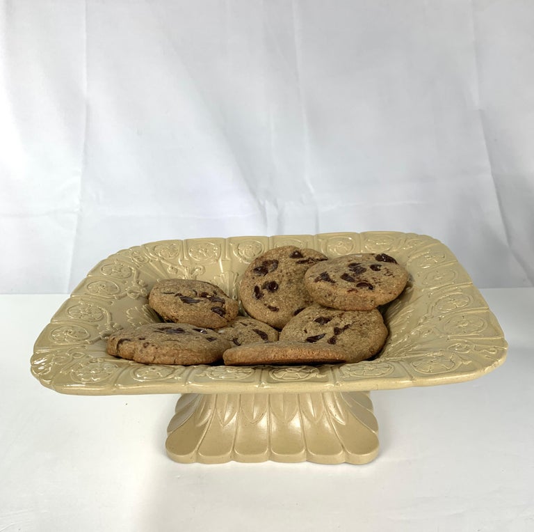 Drabware Set Pair of Square Dishes with Footed Cookie Plate England ...