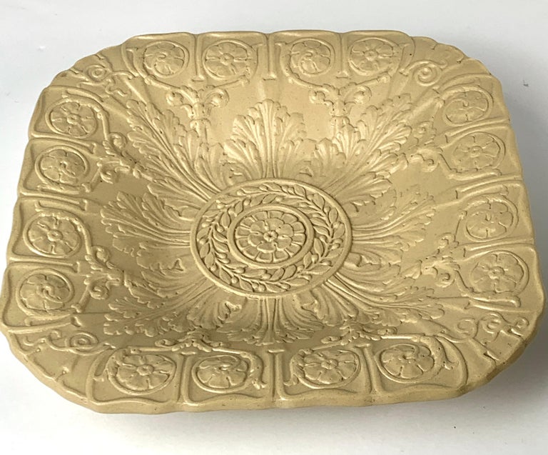 Drabware Set Pair of Square Dishes with Footed Cookie Plate England ...