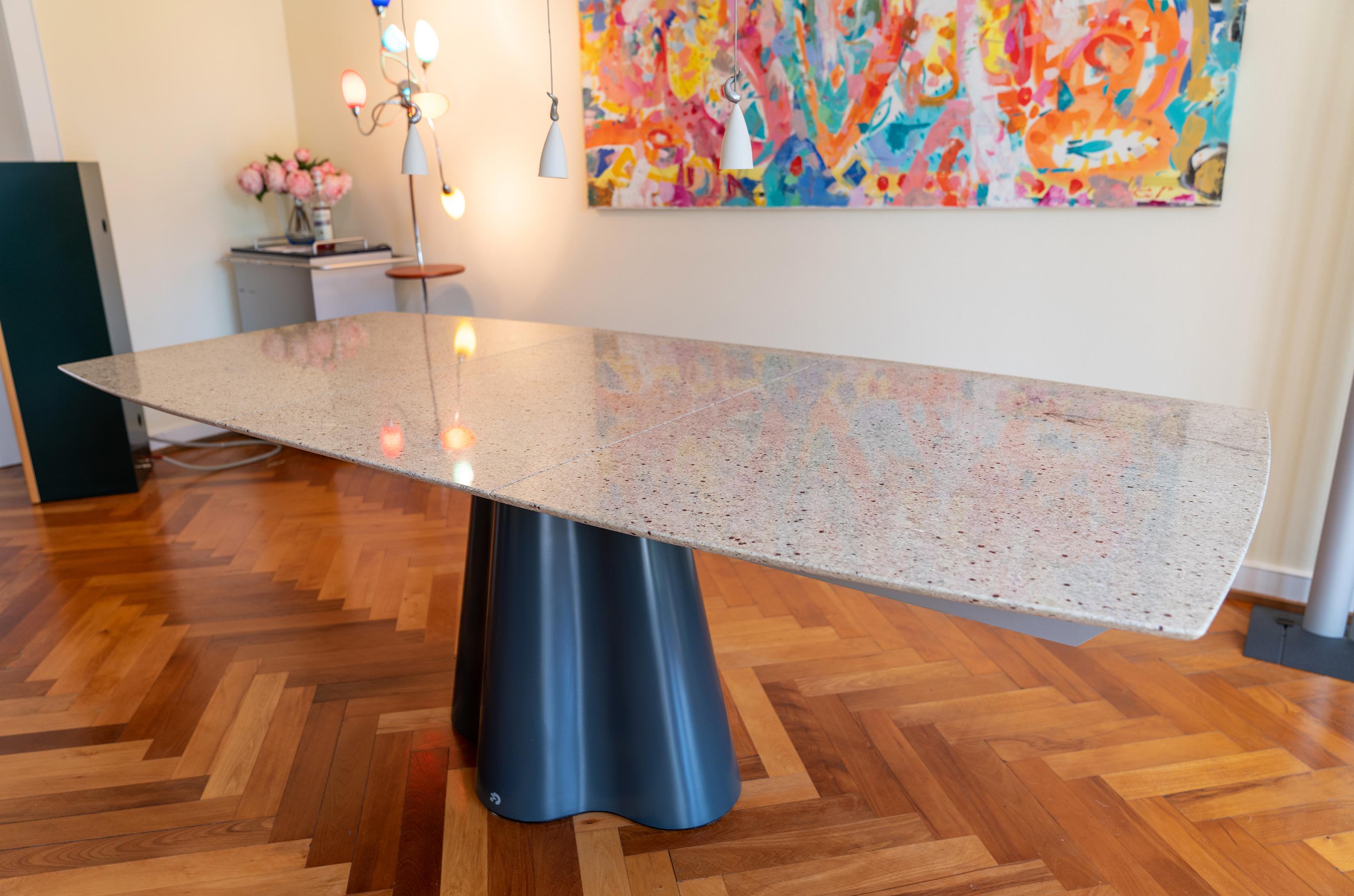 Draenert, Granite Dining or Conference Pedestal Table, Adler, Peter ...