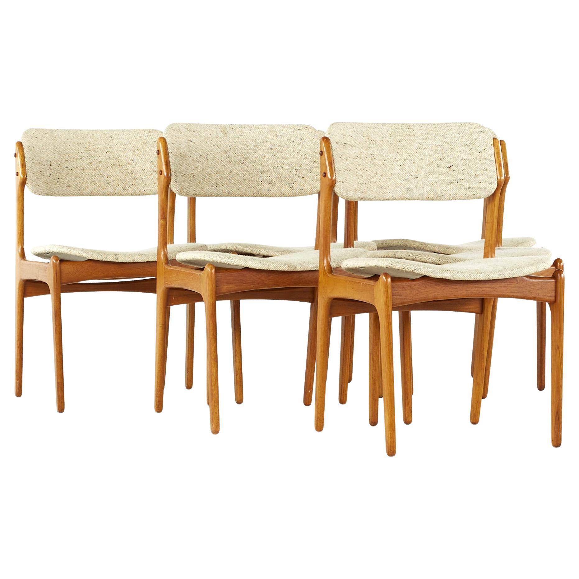 Set of 14 Karl - Erik Ekselius Teak Dining Chairs 1970s Sweden at 1stDibs