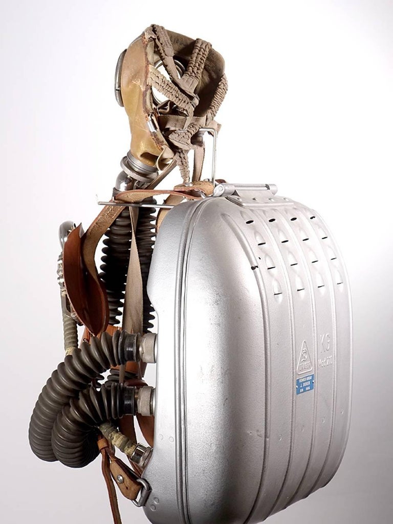 Drager Turtle Back Rebreather on Custom Museum Stand at 1stDibs