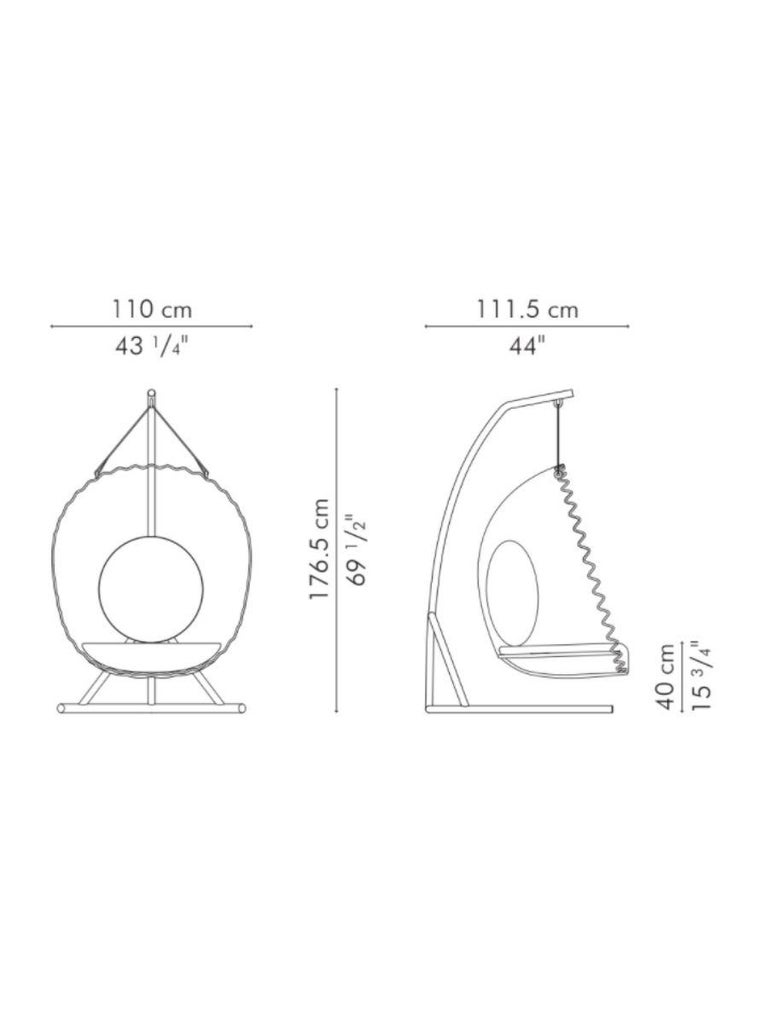 Dragnet Hanging Chair Indoor by Kenneth Cobonpue For Sale at 1stDibs