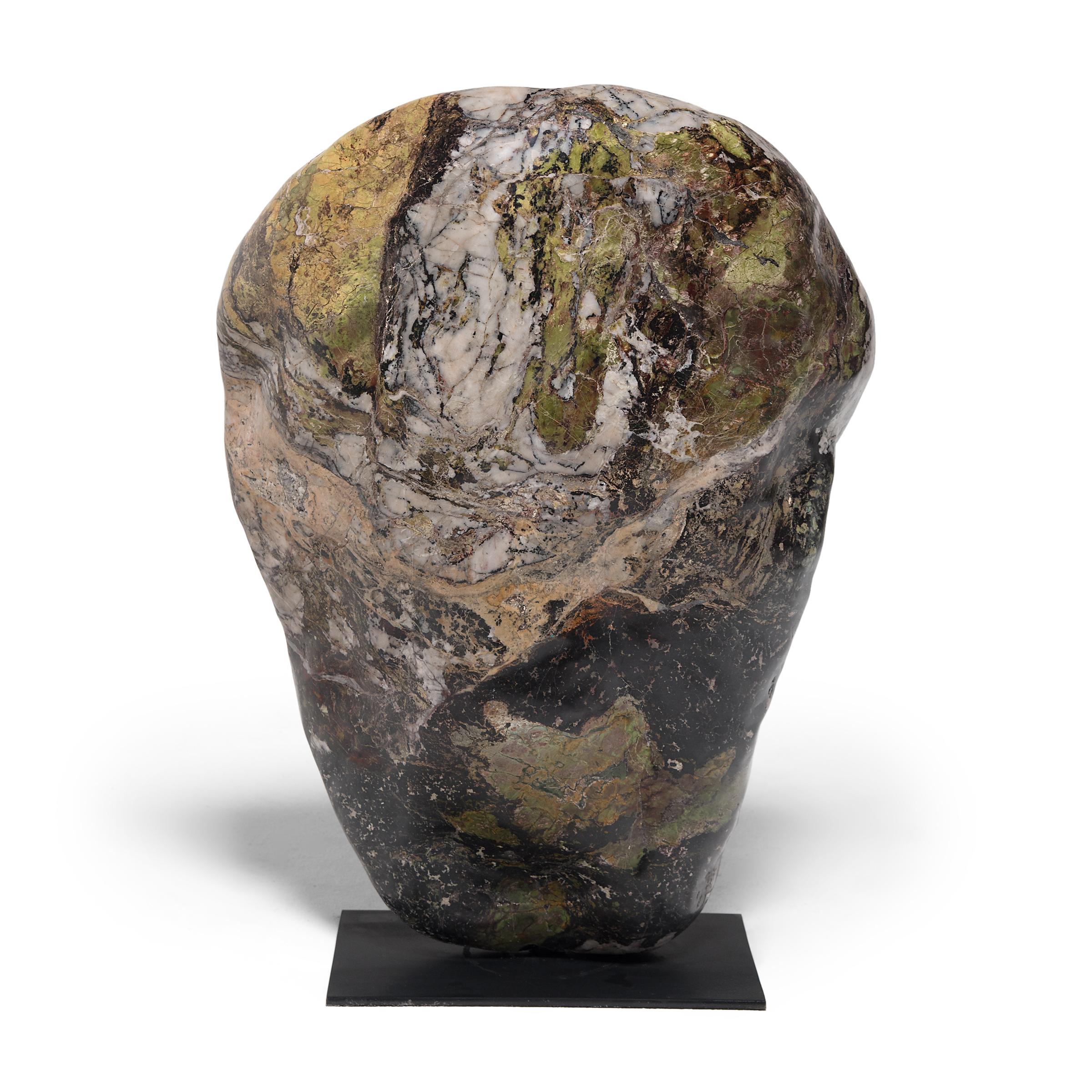 "Dragon Cloud" Chinese Meditation Stone Sculpture at 1stDibs