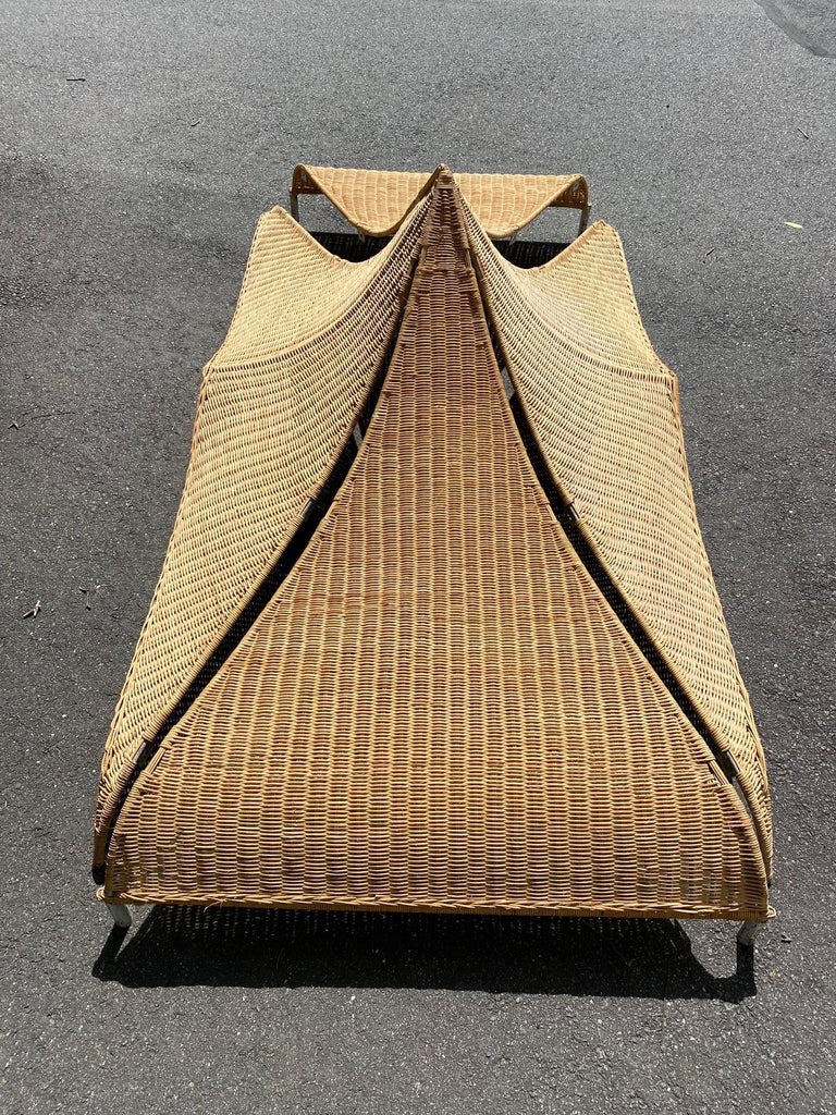 Dramatic Architectural Rattan Canopy at 1stdibs