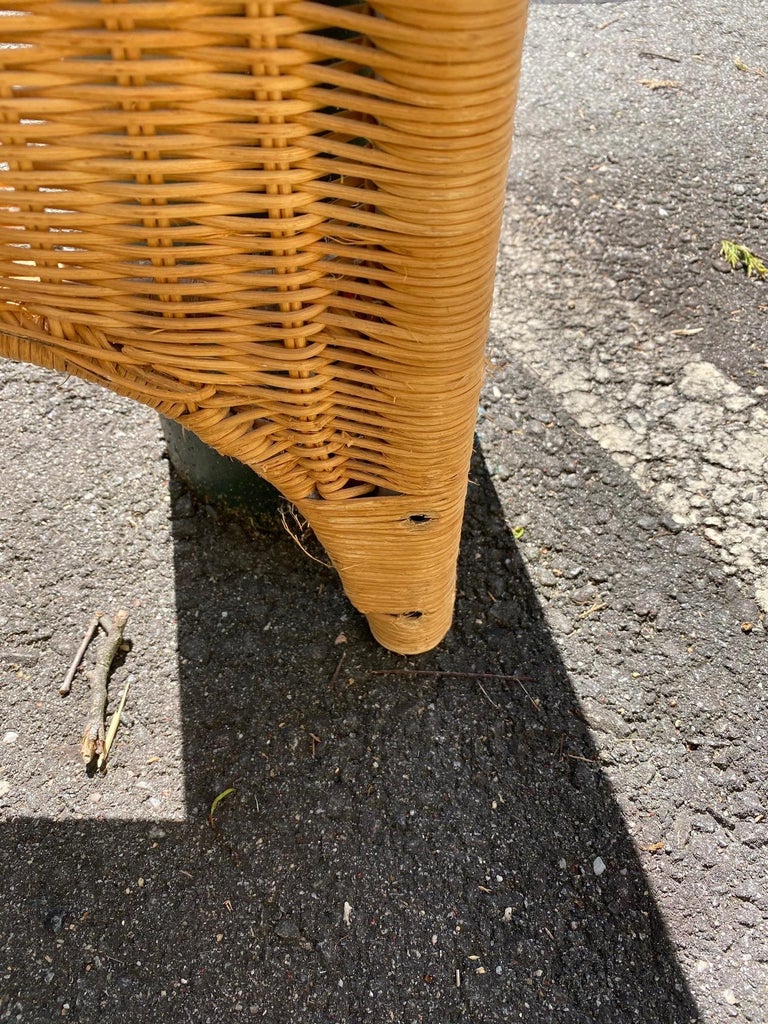Dramatic Architectural Rattan Canopy at 1stdibs
