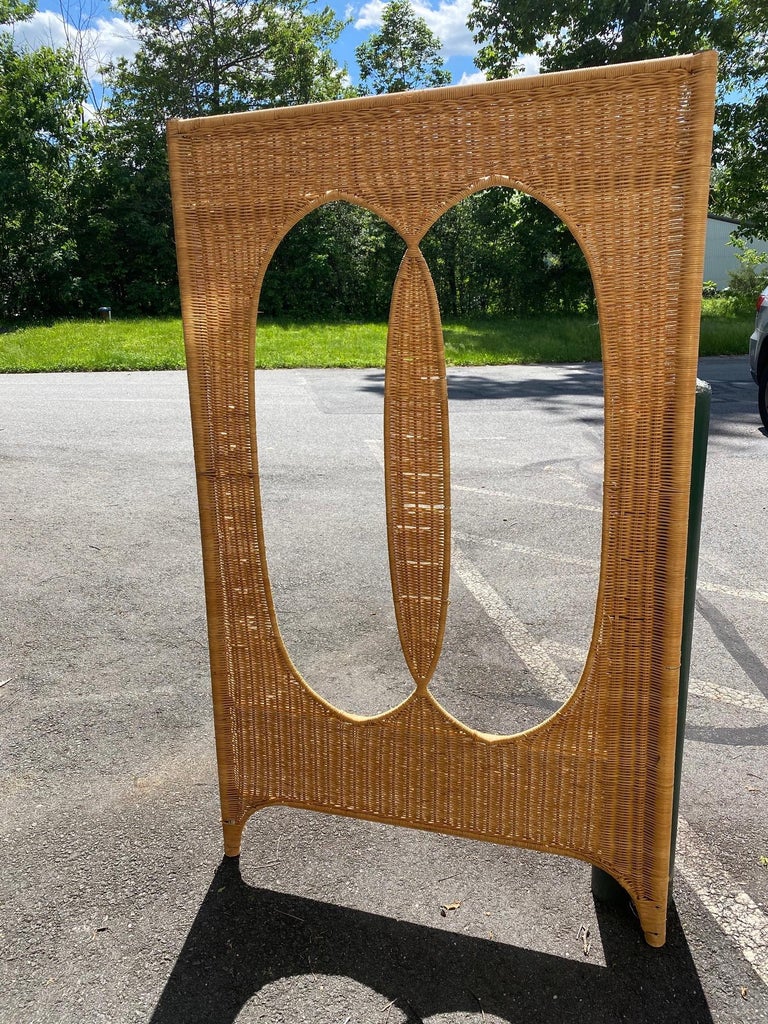 Dramatic Architectural Rattan Canopy at 1stDibs