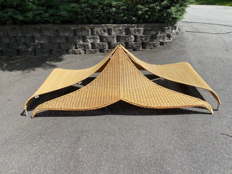 Dramatic Architectural Rattan Canopy at 1stDibs