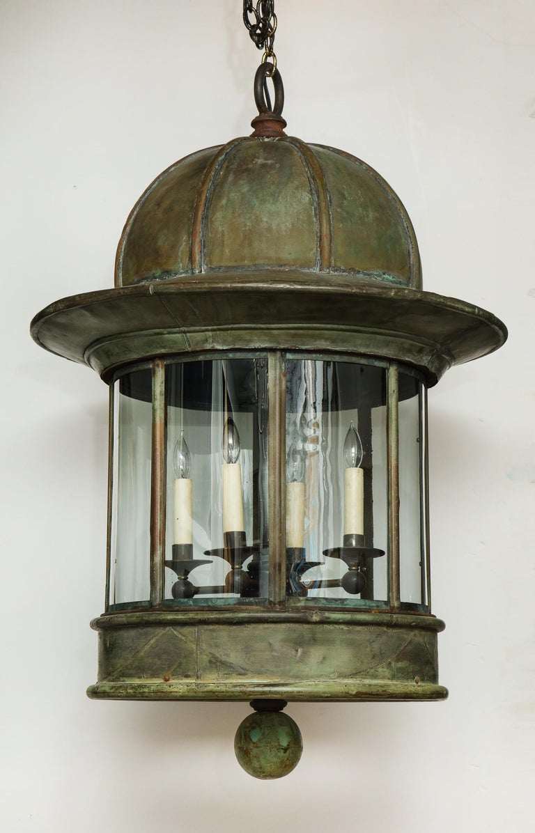 Dramatic Double Height English Country House Center Hall Hanging ...