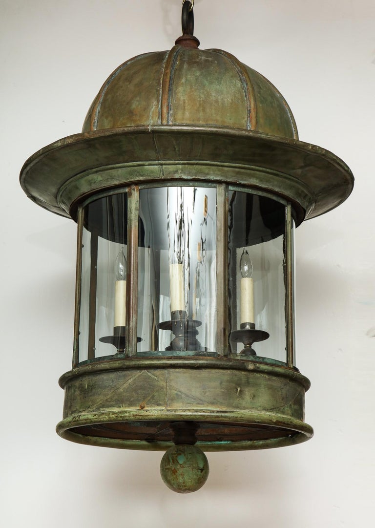 Dramatic Double Height English Country House Center Hall Hanging ...