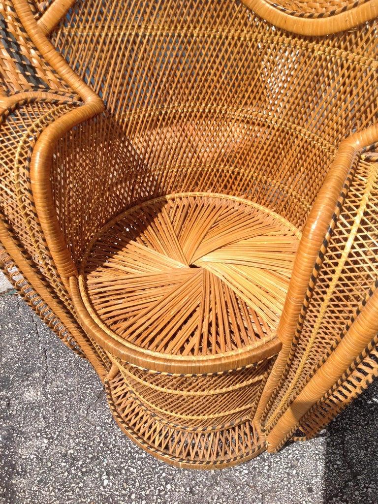 Dramatic Peacock Chair at 1stDibs