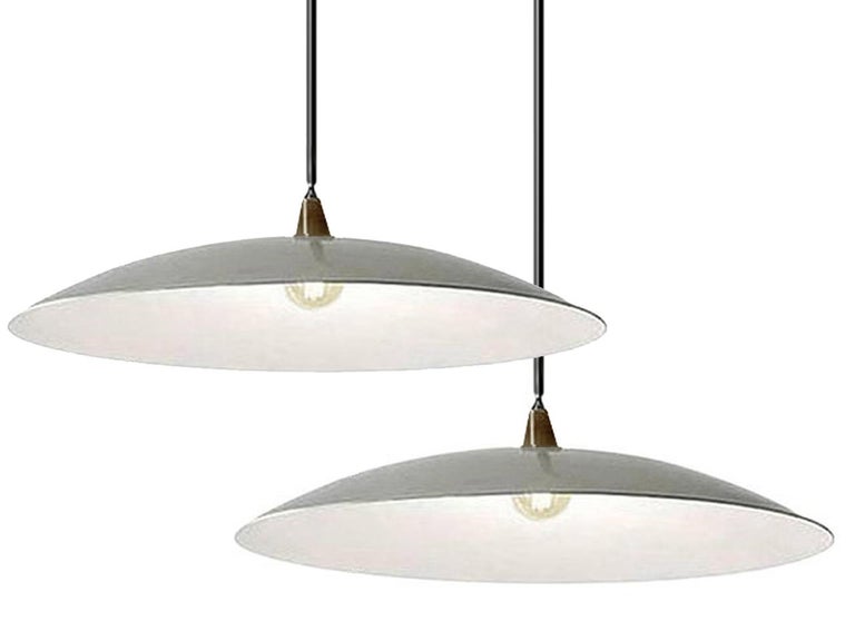 Dramatic Shallow Dish Architects Lamp For Sale at 1stDibs