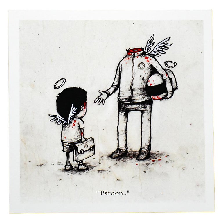 Dran - DRAN Pardon (Paris Pop Up Exclusive Print) For Sale at 1stDibs
