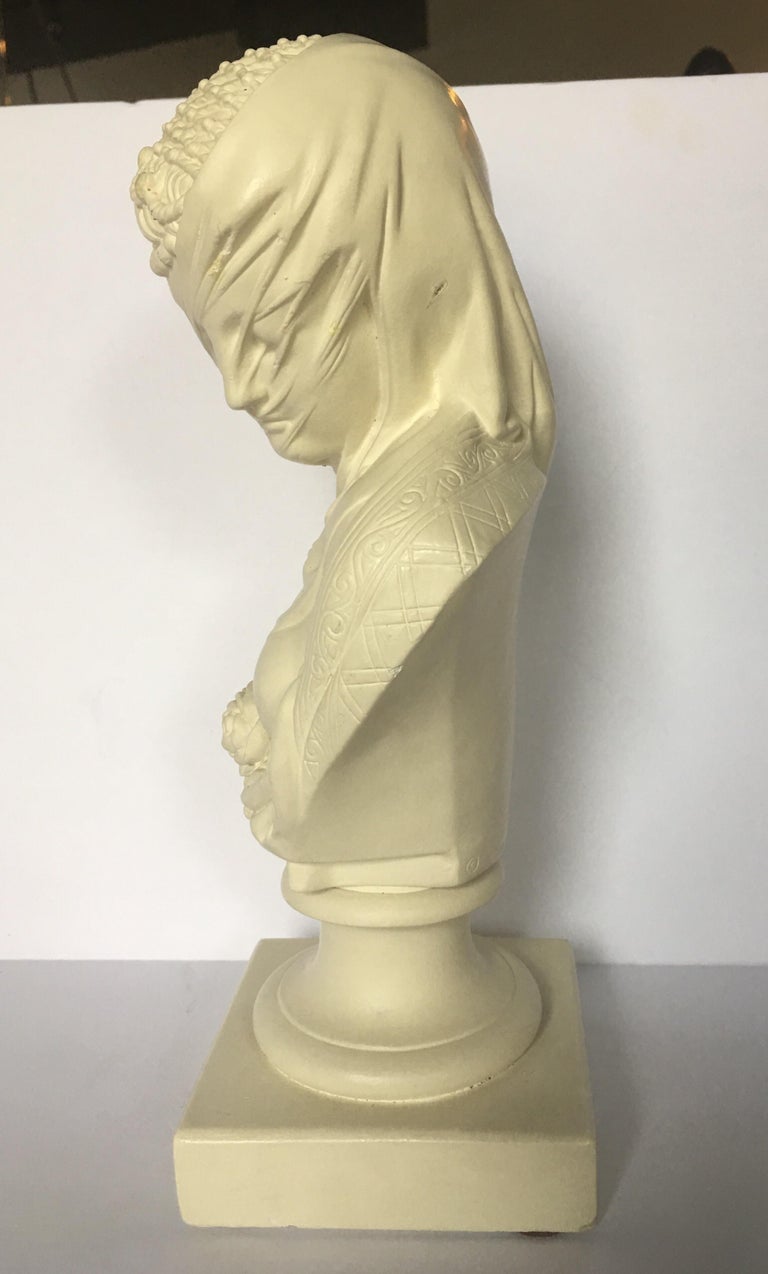 Draped Veil Female Bust Sculpture by Alva Studios at 1stDibs | alva ...