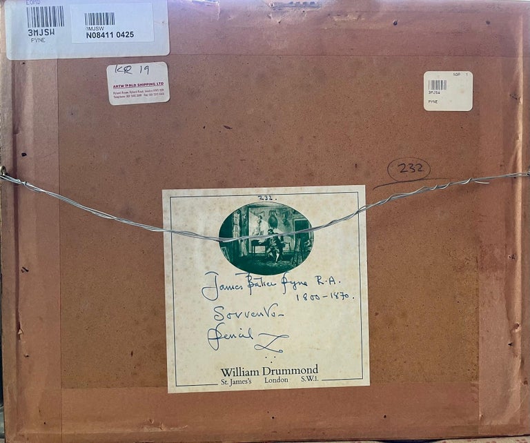 Drawing, Boat Scene by James Pyne, RA '1800-1870' For Sale at 1stDibs