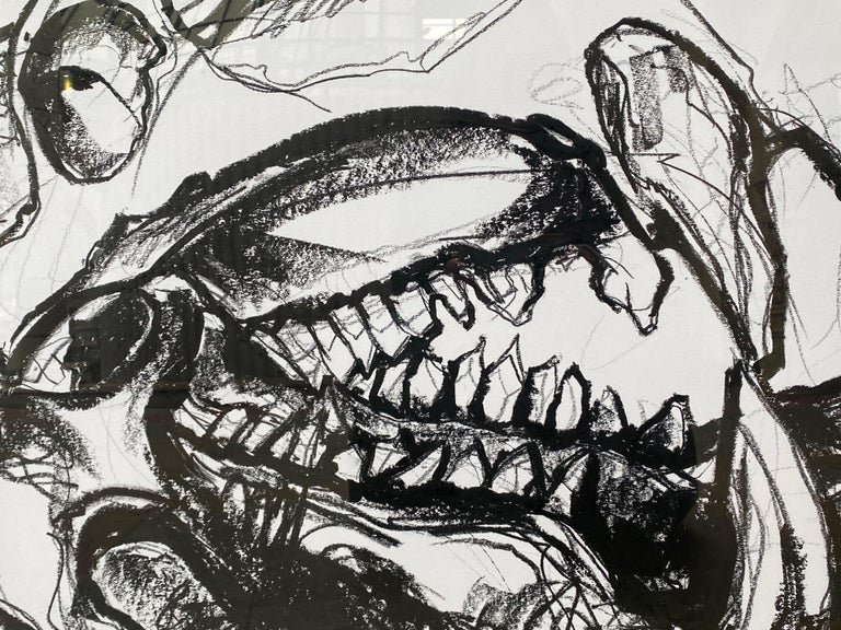 Drawing by Sonia Lalic Grease Pencil Drawing For Sale at 1stDibs