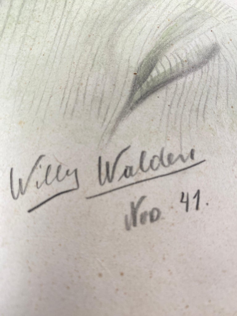 Drawing Original, of a Young Girl, England 19th Century For Sale at 1stDibs