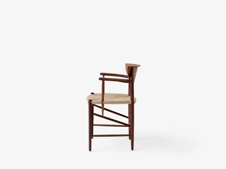 Drawn HM4 Chair with Arm Rests, Oiled Walnut by Hvidt and Mølgaard for ...