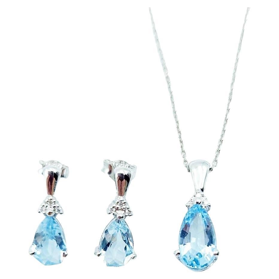 Dreamer Set, Black Diamonds and Yellow Gold Necklace and Earrings For ...