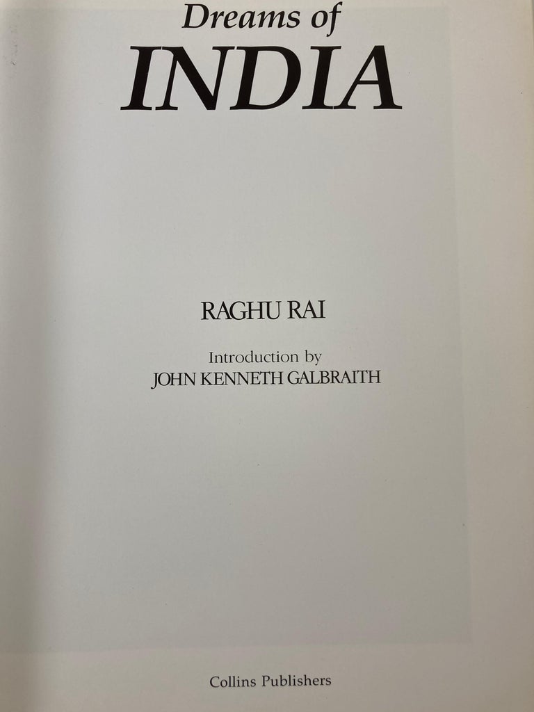 Dreams of India Hardcover Book by Raghu Rai For Sale at 1stDibs ...