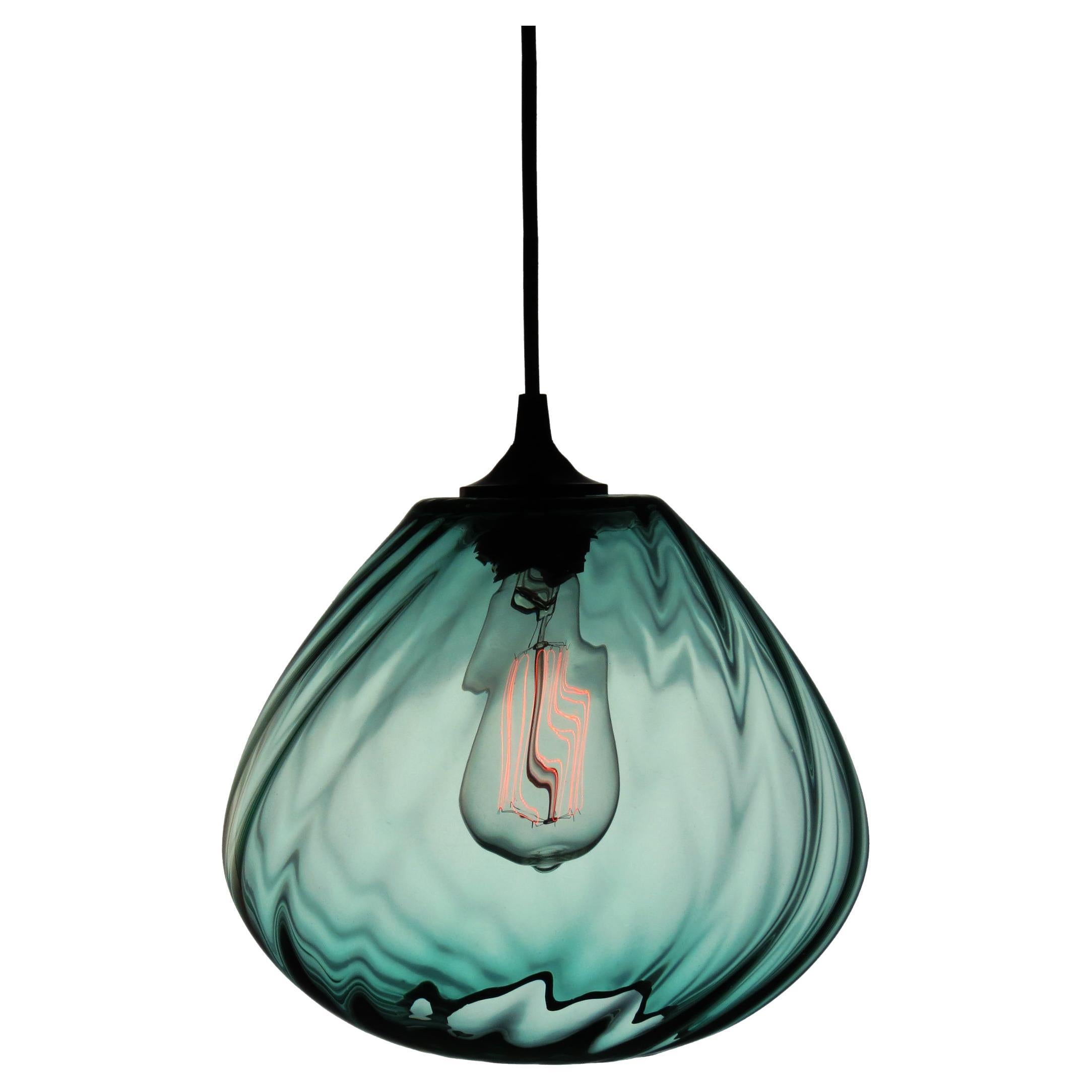 USA Hand Blown Glass Pendant Lights For Sale at 1stDibs