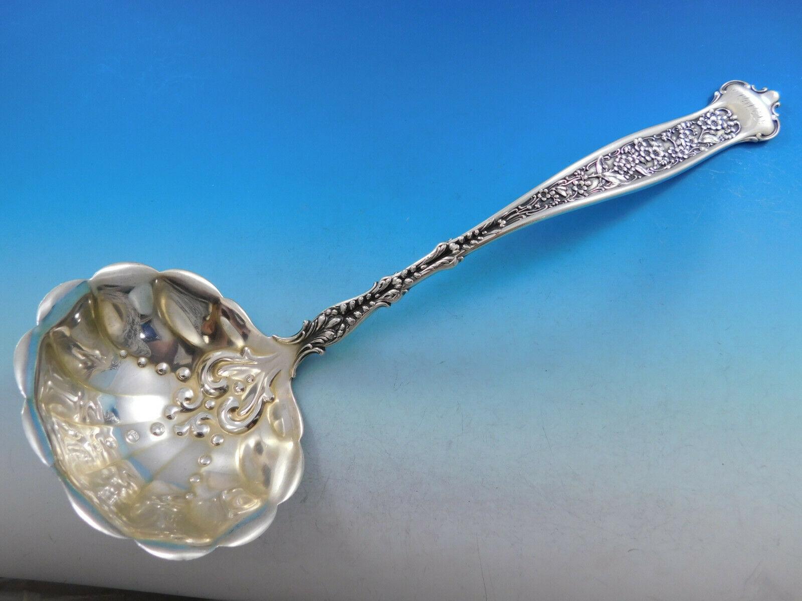 Dresden by Whiting Sterling Silver Flatware Set for 2 Service 83 pieces ...