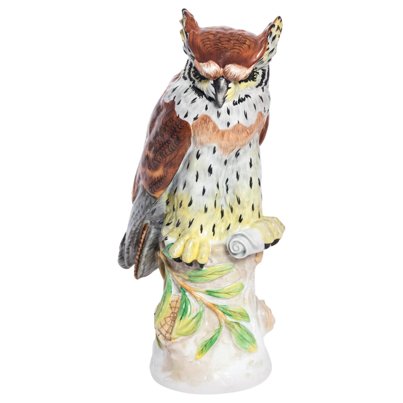 Porcelain Owl - 23 For Sale on 1stDibs