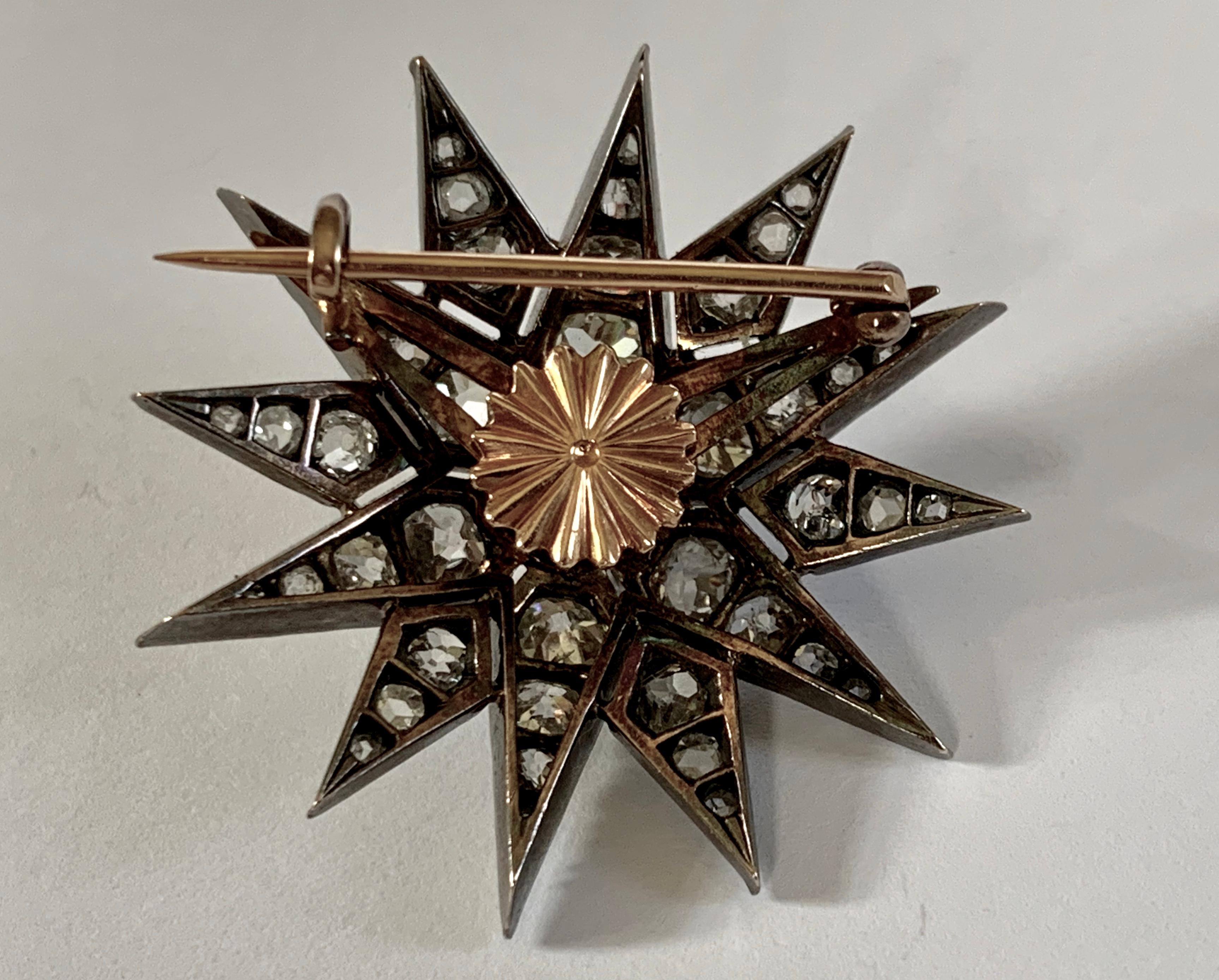 Dress like a Royal, a Pair of Antique Diamond Star Brooches, circa 1880 ...