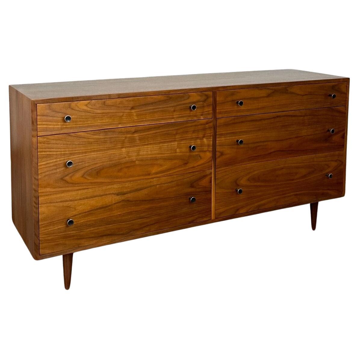 Milo Baughman Two-Tone Lacquered Dresser for Glenn of California at 1stDibs