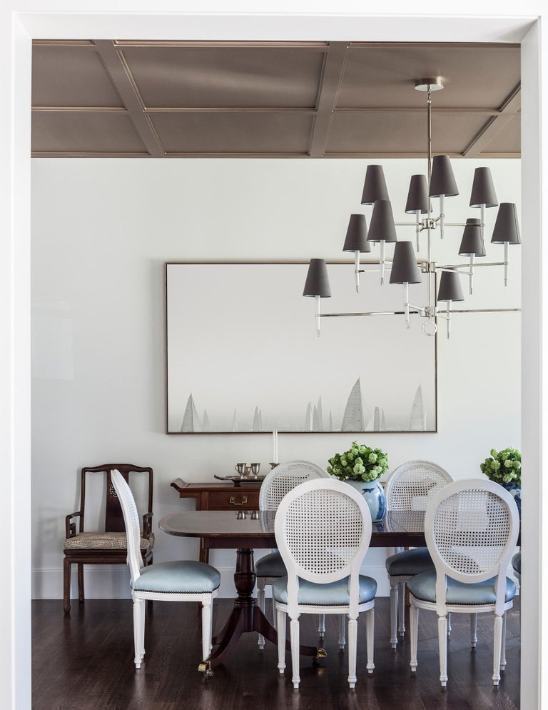 Drew Doggett - World-Class Yachts in Fog at the Regatta, Iconic Black ...