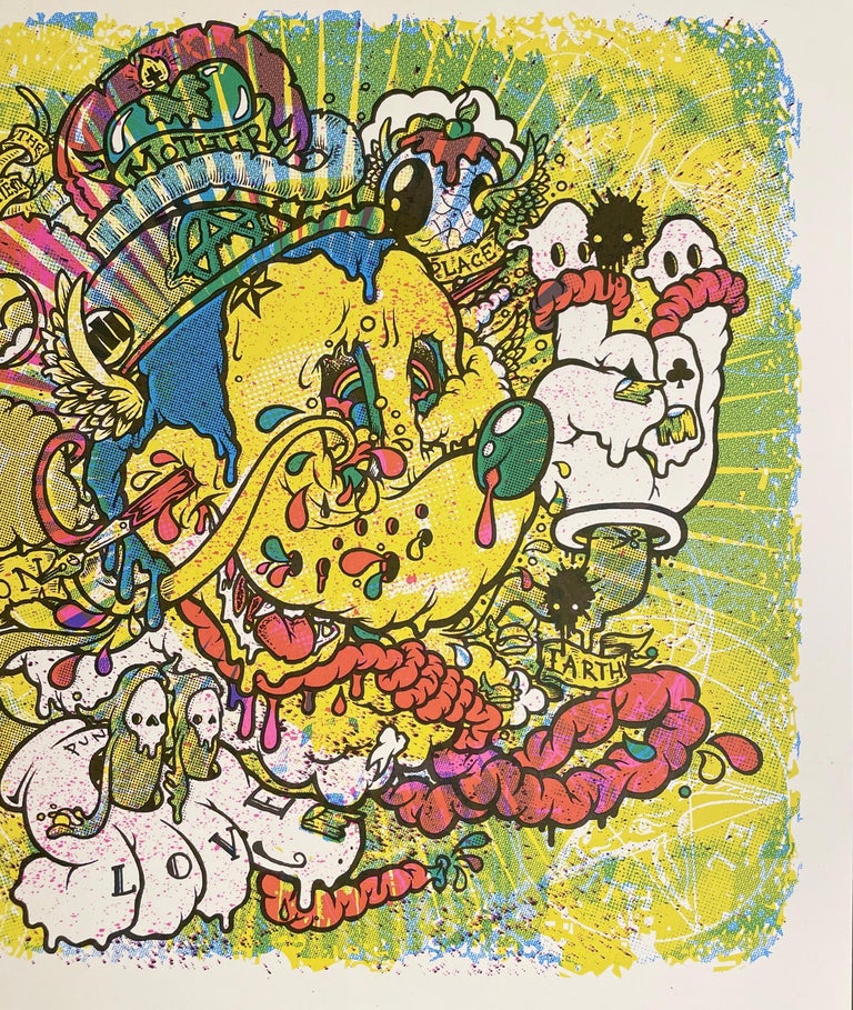 Drew Millward - Drew Millward Mickey Mouse Acid Art “Gallows Nottingham ...