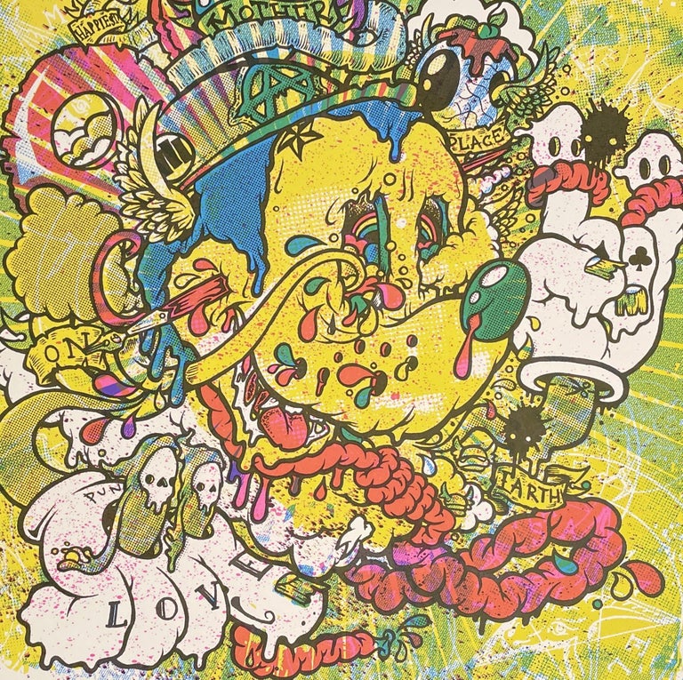 Drew Millward - Drew Millward Mickey Mouse Acid Art “Gallows Nottingham ...