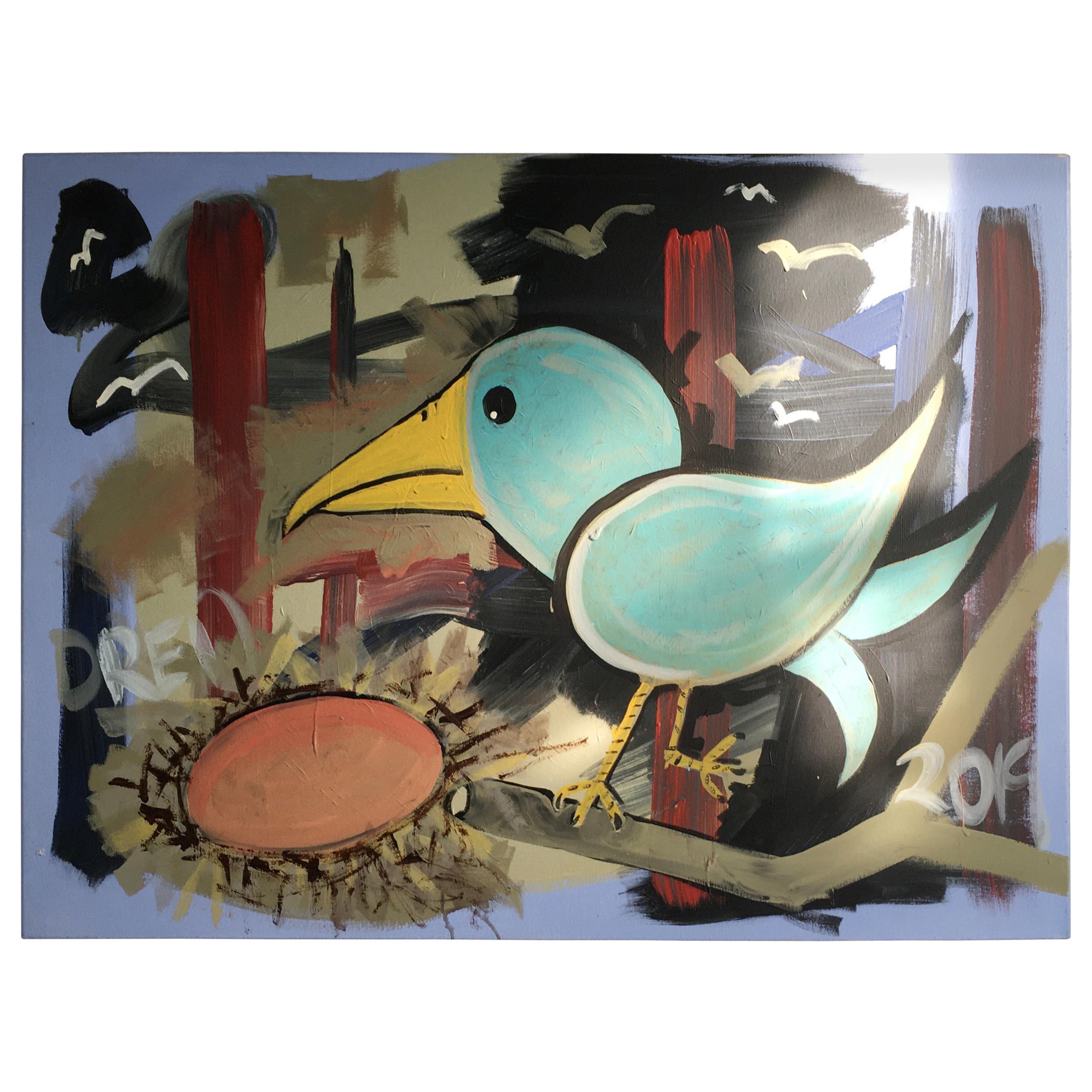 Drew 'Nest Egg' Mixed Media, 2019 For Sale at 1stDibs