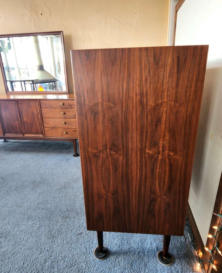 Drexel Declaration by Kipp Stewart Highboy Dresser For Sale at 1stDibs