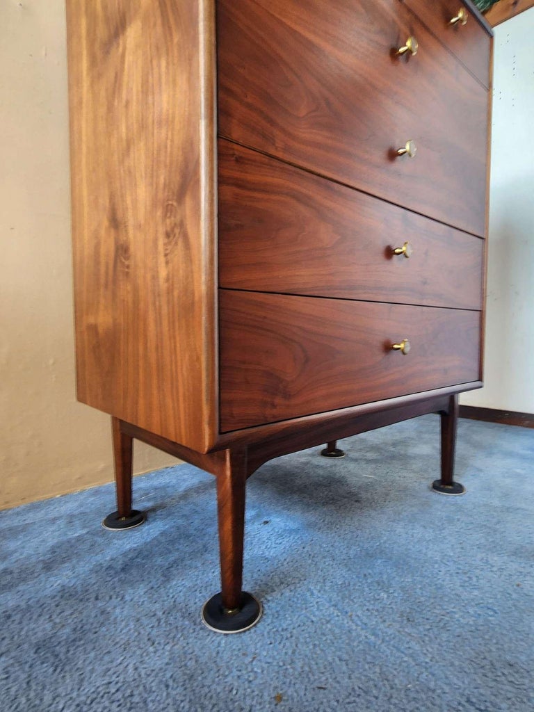 Drexel Declaration by Kipp Stewart Highboy Dresser For Sale at 1stDibs