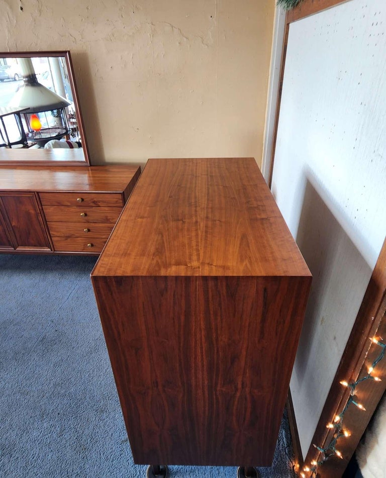 Drexel Declaration by Kipp Stewart Highboy Dresser For Sale at 1stDibs