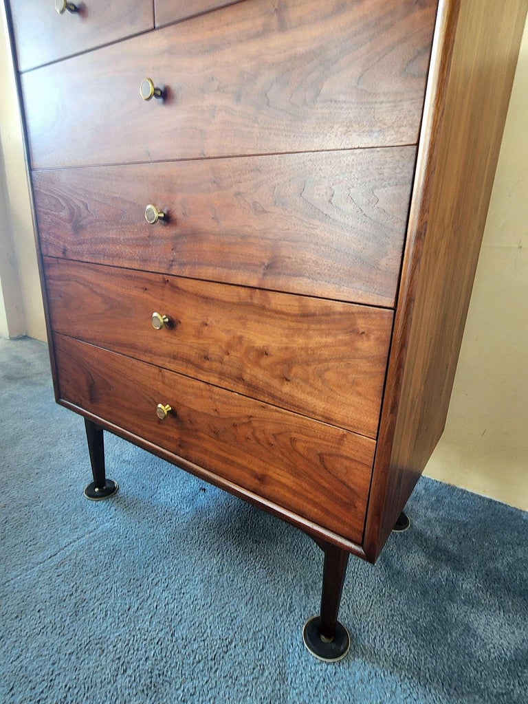 Drexel Declaration by Kipp Stewart Highboy Dresser For Sale at 1stDibs