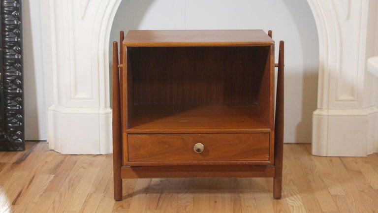 Drexel Declaration Floating Cube Night Stands by Kipp Stewart, Pair ...