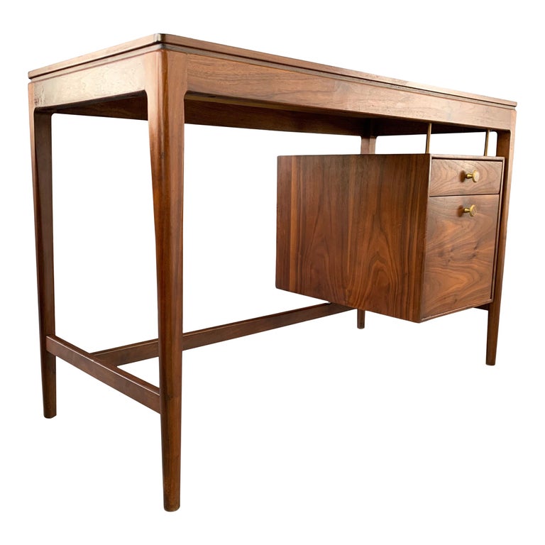Drexel Declaration Walnut Desk by Kipp Stewart and Stewart MacDougall ...
