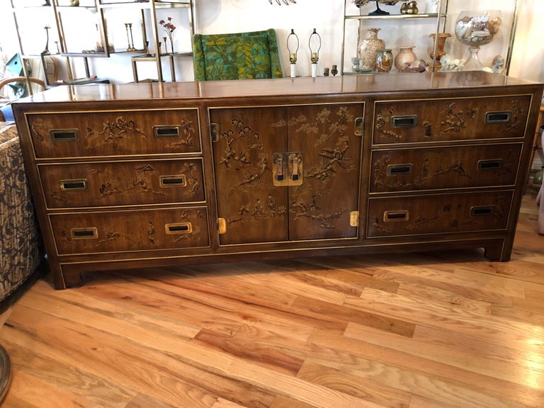 Asian Chinoiserie "Dynasty" Dresser by Drexel Heritage at 1stDibs ...