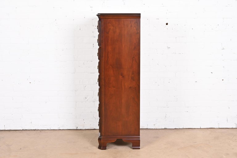 Drexel Heritage Georgian Solid Cherry Wood Lingerie Chest For Sale at ...