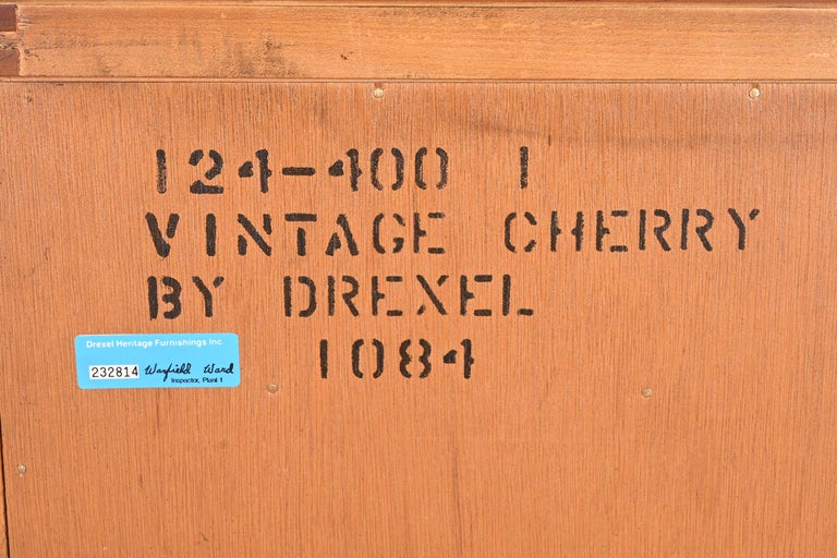 Drexel Heritage Georgian Solid Cherry Wood Lingerie Chest For Sale at ...